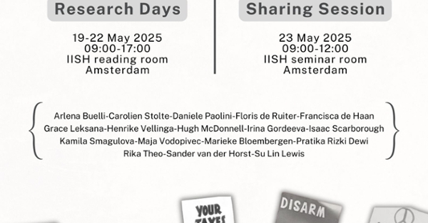 Peace Movements and Decolonization Collaborative Research Week - Leiden ...
