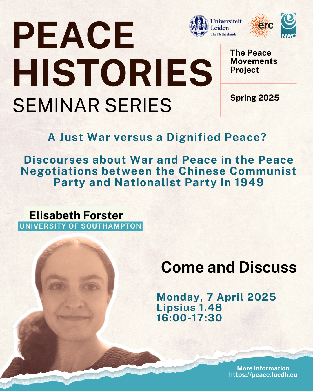 A Just War versus a Dignified Peace? Discourses about War and Peace in ...