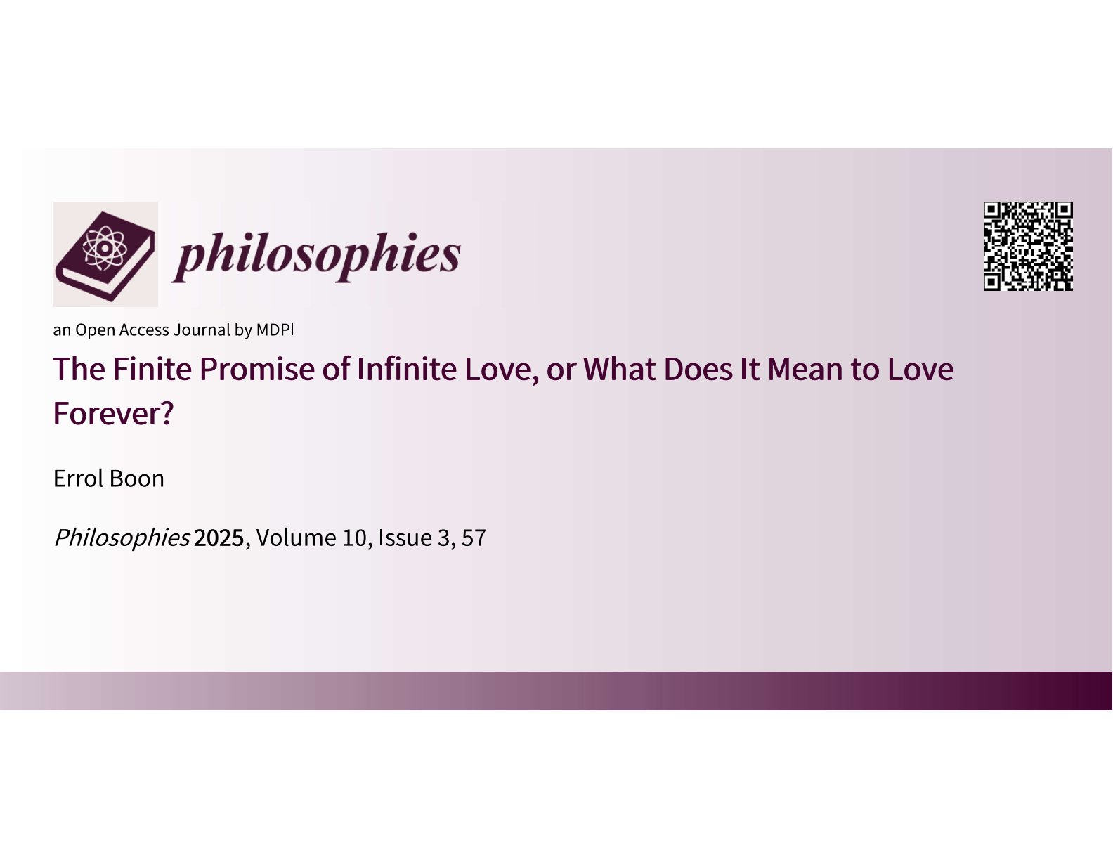 The Finite Promise of Infinite Love, or What Does It Mean to Love ...