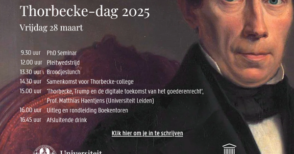 Thorbecke-lezing 2025: Thorbecke, Trump en de digitale toekomst van het ...