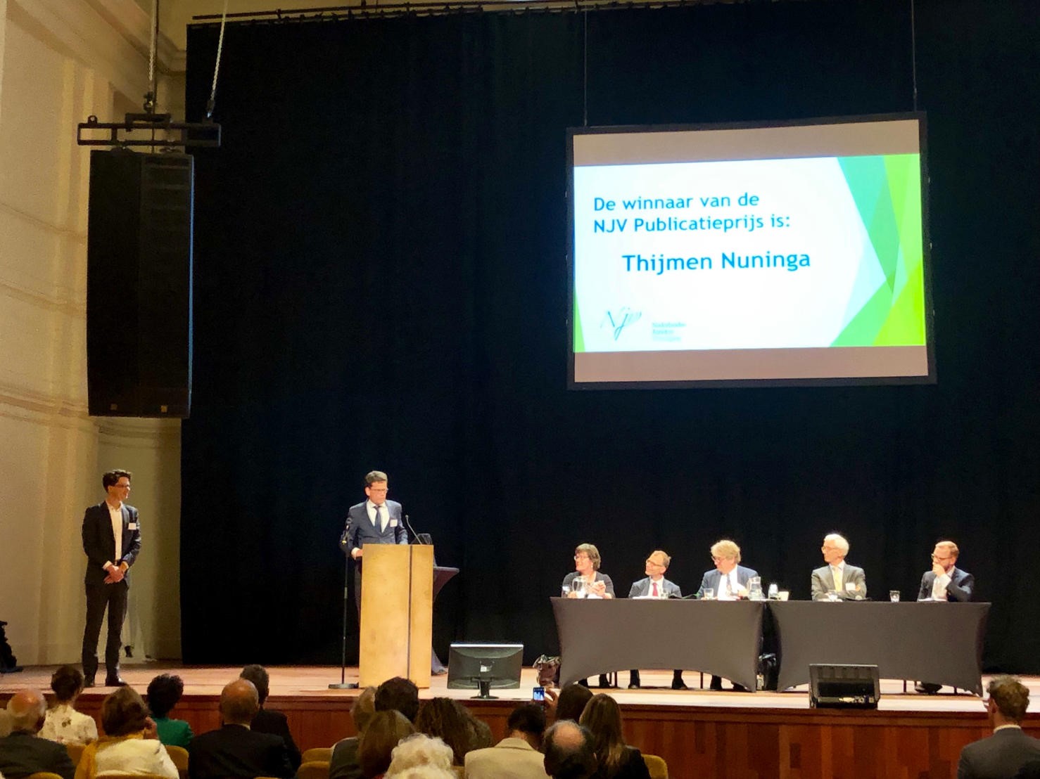 De winnaar van de NJV Publicatieprijs 2019 is: Thijmen Nuninga ...