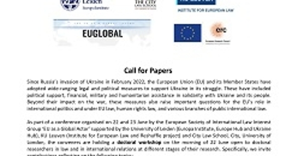 Call for Papers: The EU’s Reponse to Russia’s invasion of Ukraine ...